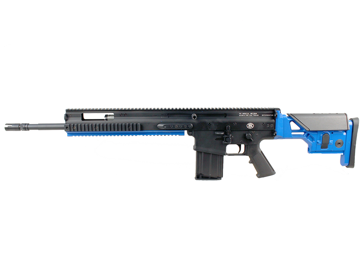 FN HERSTAL SCAR-H TPR AEG BLACK AIRSOFT GUN - Trimex Wholesale UK