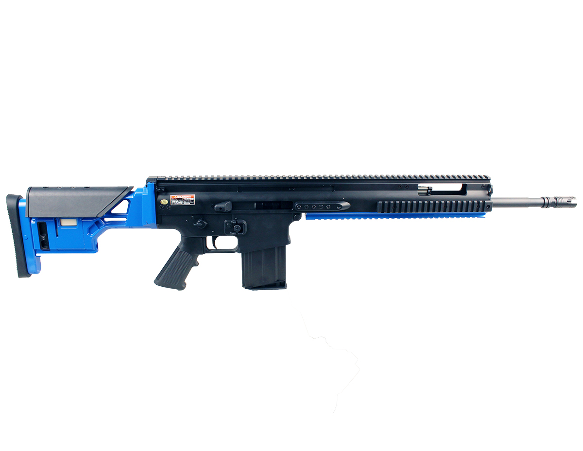 FN HERSTAL SCAR-H TPR AEG Airsoft Electric Rifle Two Tone Blue - Trimex ...