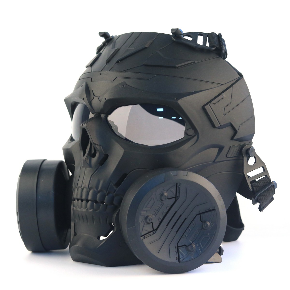 M038BK M10 AIRSOFT FULL FACE PROTECTION MASK WITH AIR FILTERS - BLACK ...