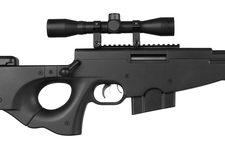 NOVA VISTA L115-B BREAK BARREL .22 SNIPER AIR RIFLE WITH SCOPE AND ...