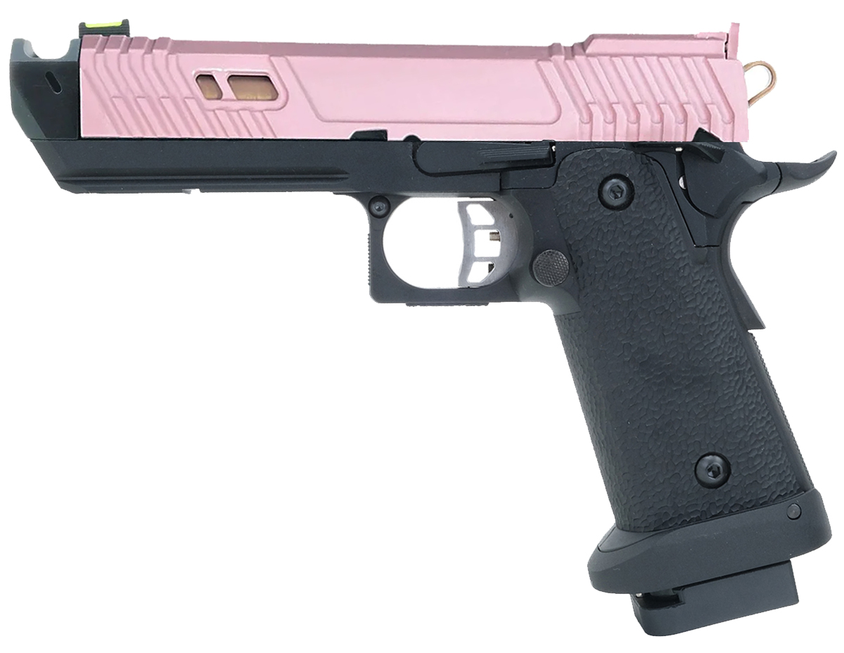 SRC Night Viper JW4 Hi-Capa Co2 Airsoft Pistol -PINK - Trimex Wholesale UK