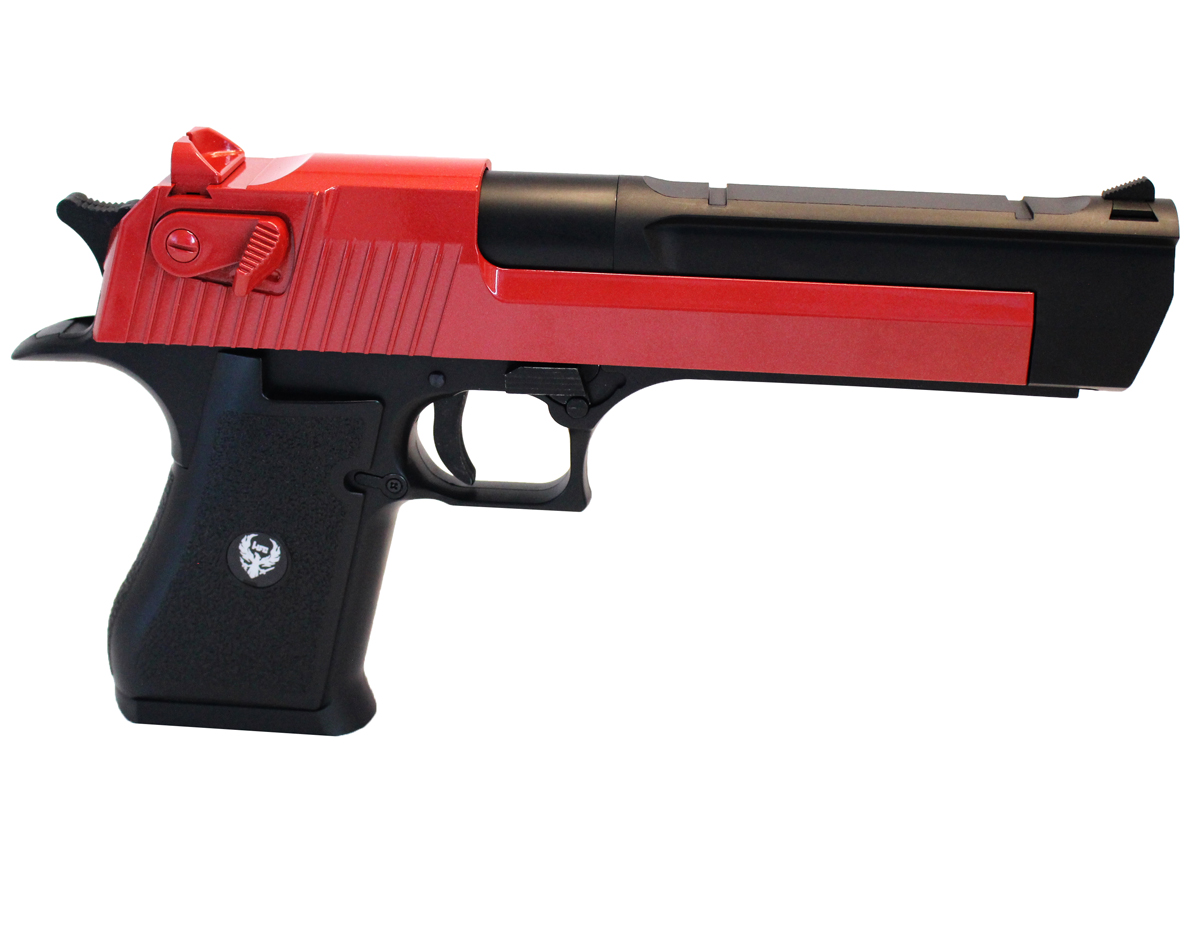 HG195 Desert Eagle Gas Pistol - RED TWO TONE - Trimex Wholesale UK
