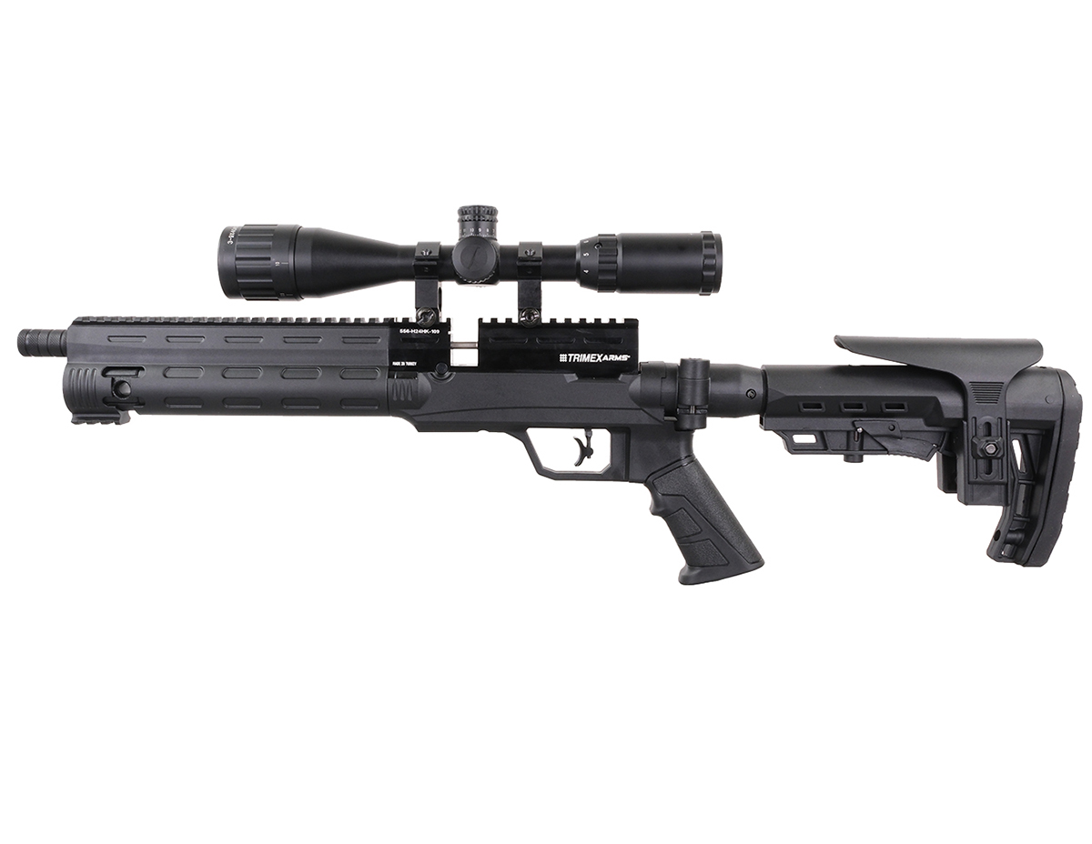 Trimex Arms Tacto-S PCP Air Rifle .22 Black - Trimex Wholesale UK