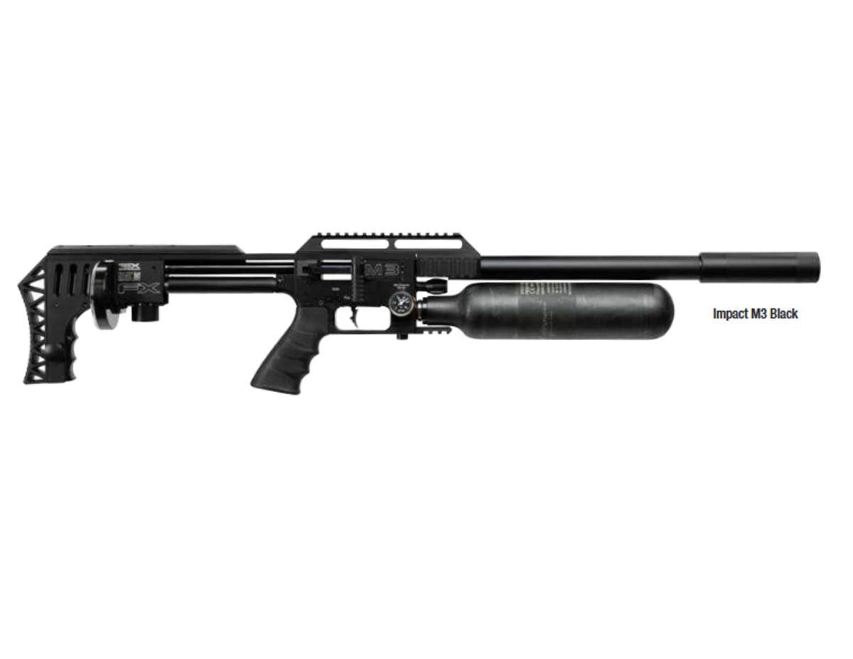 FX IMPACT M3 STANDARD PCP AIR RIFLE .22 BLACK - Trimex Wholesale UK