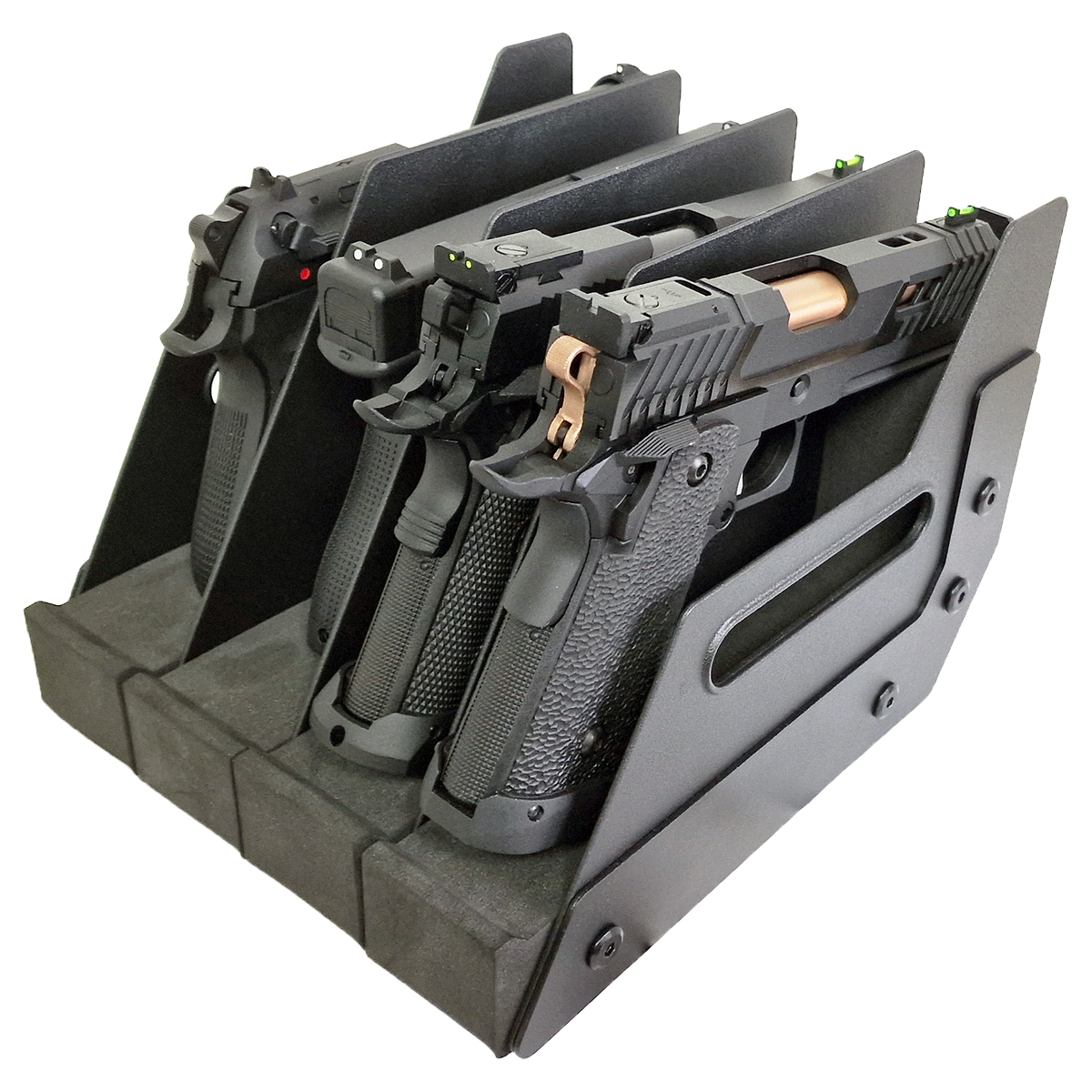 SQ-4ABS Trimex Arms 4-Pistol Rack Handgun Display and Storage - Trimex ...