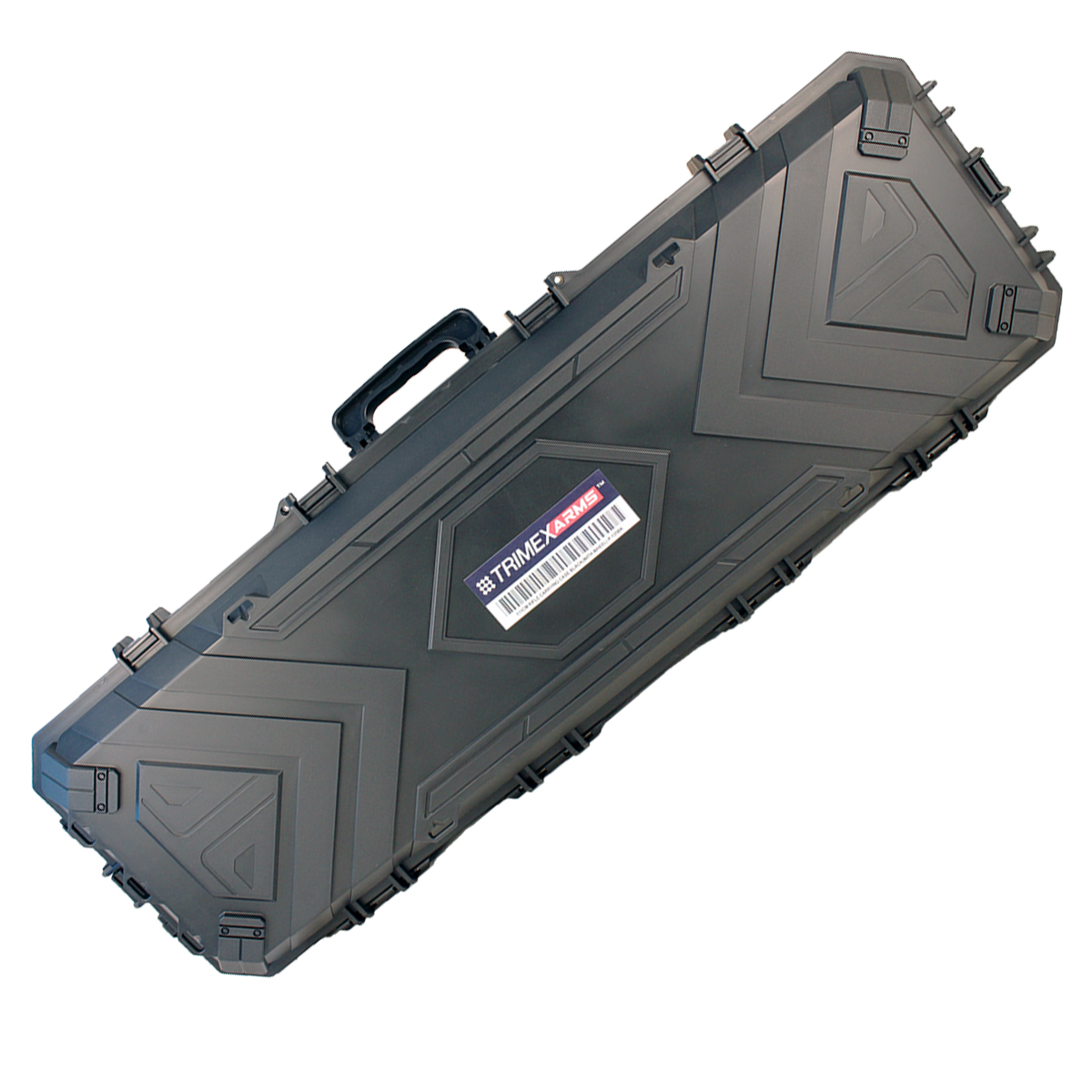 P-137BK Trimex Arms 111cm Tactical Hard Carrying Case With Wheels Black ...