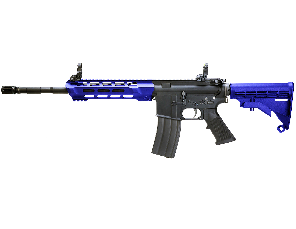 SRC Zaros SR4 Co2 Blowback Airsoft Semi Auto Full Metal Rifle Two Tone ...
