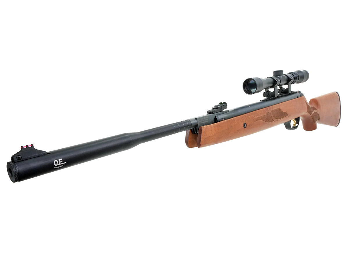 Hatsan Mod 95 Air Rifle QE Walnut Stock .22 - Trimex Wholesale UK