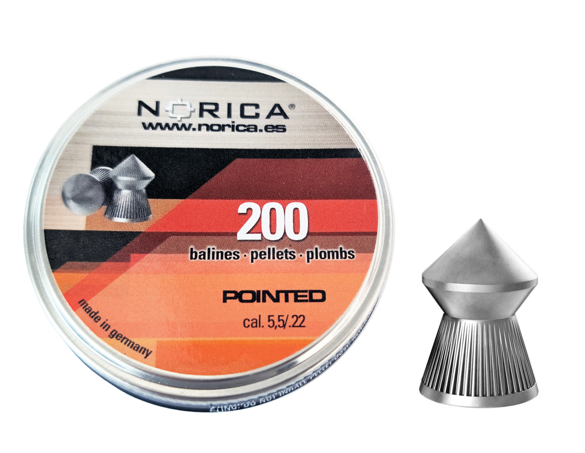 Norica Pointed .22 Pellet 200 Tin - Trimex Wholesale UK