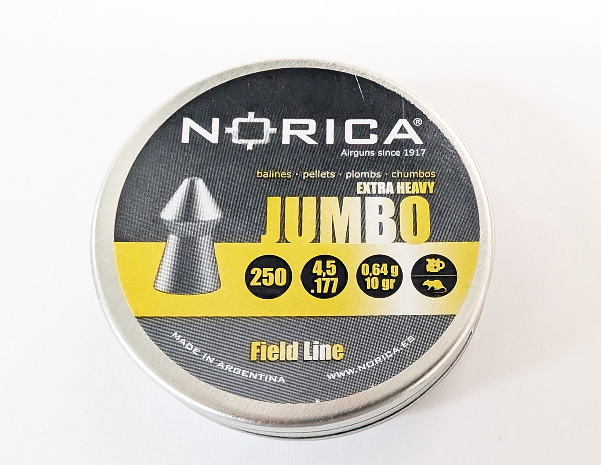 Norica Jumbo Extra Heavy .177 Pellet 250 Tin - Trimex Wholesale UK