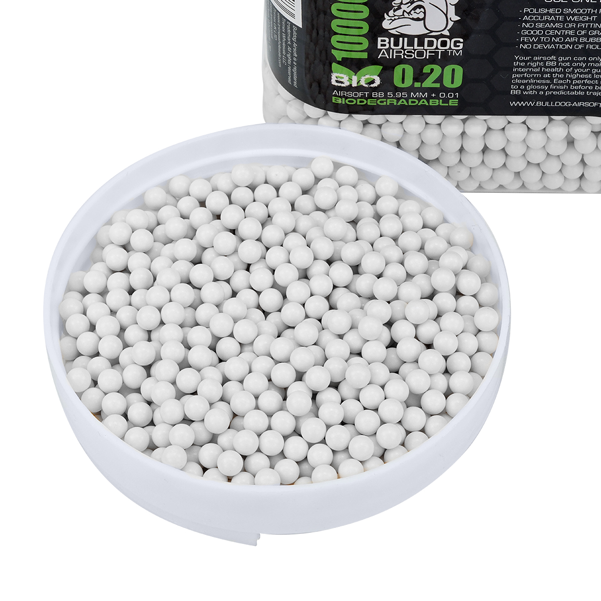 Extreme Bulldog 0.20g Bio 10000 Tub Airsoft BB Pellets - Trimex ...