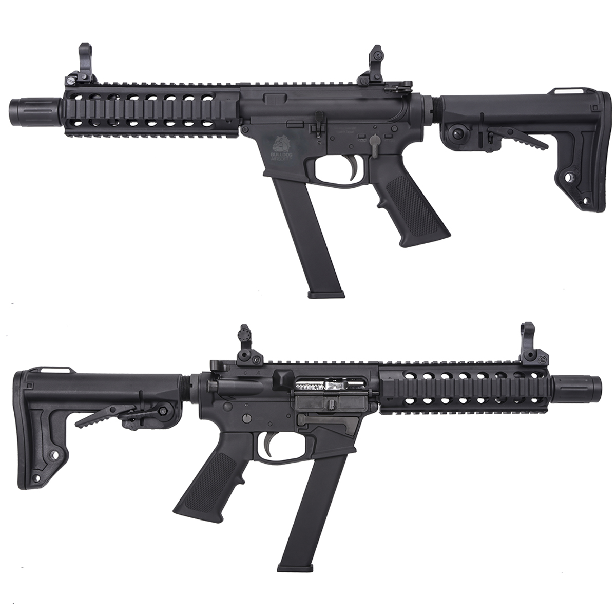 Bulldog TWS 9mm Carbine GBB Lite Airsoft Gun Black - Trimex Wholesale UK