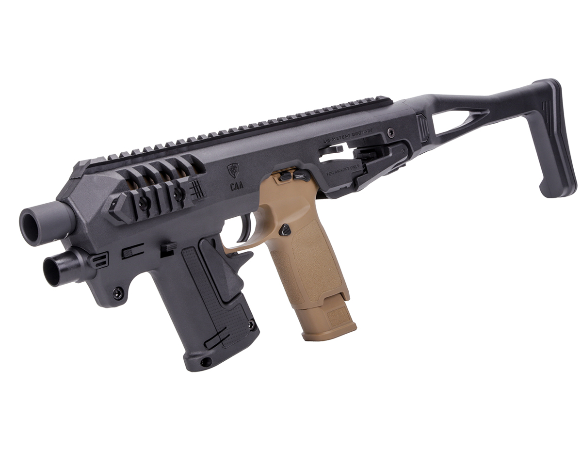 CAA Airsoft MICRO RONI G5 Pistol-Carbine Conversion for M17, M18 BK ...