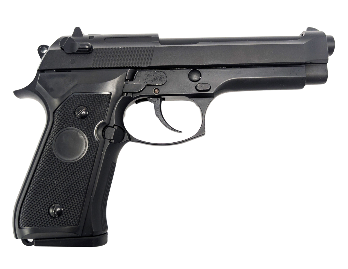 WELL G195 Full Metal Blowback Airsoft CO2 Pistol Black With Case ...