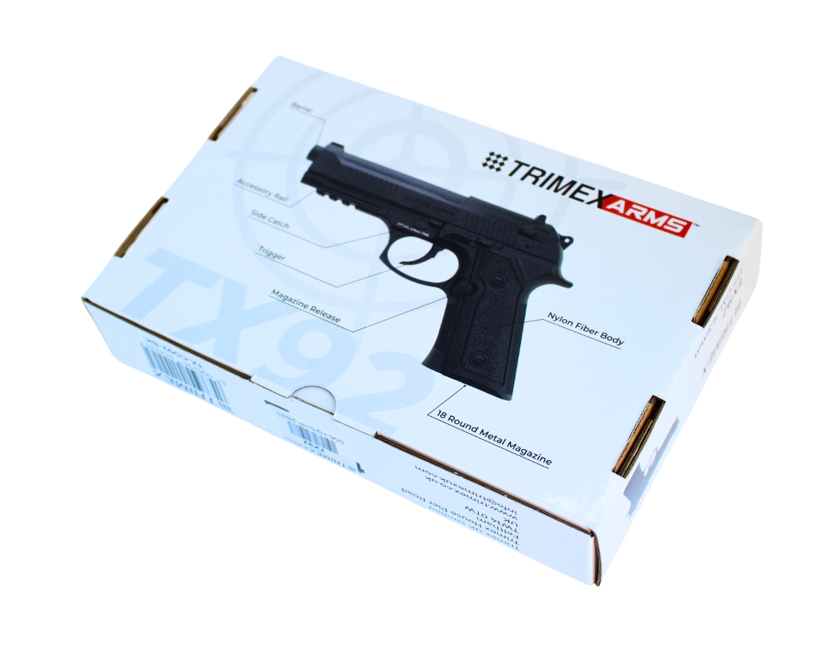 Trimex Arms TX92 4.5mm Air Pistol Black - Trimex Wholesale UK