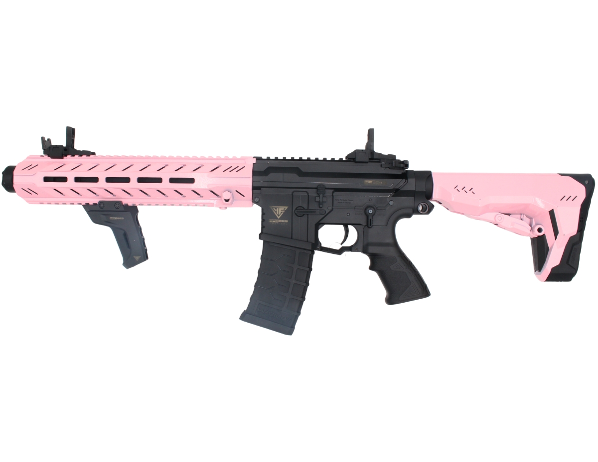 HFC HB203 Tactical AEG Airsoft Rifle With Grip Pink - Trimex Wholesale UK