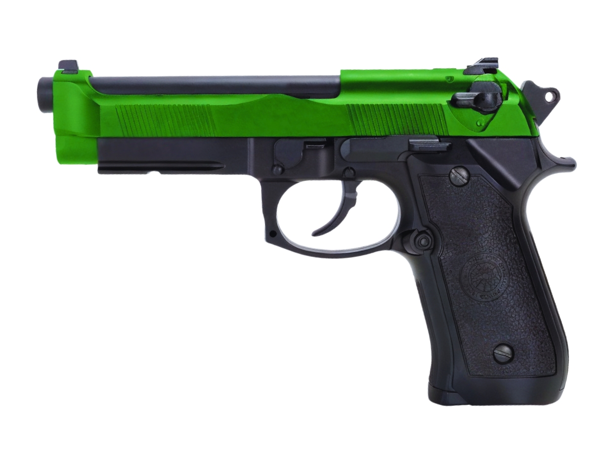 HFC HG190 Airsoft Gas Blow Back Pistol Green With Hard Case - Trimex ...