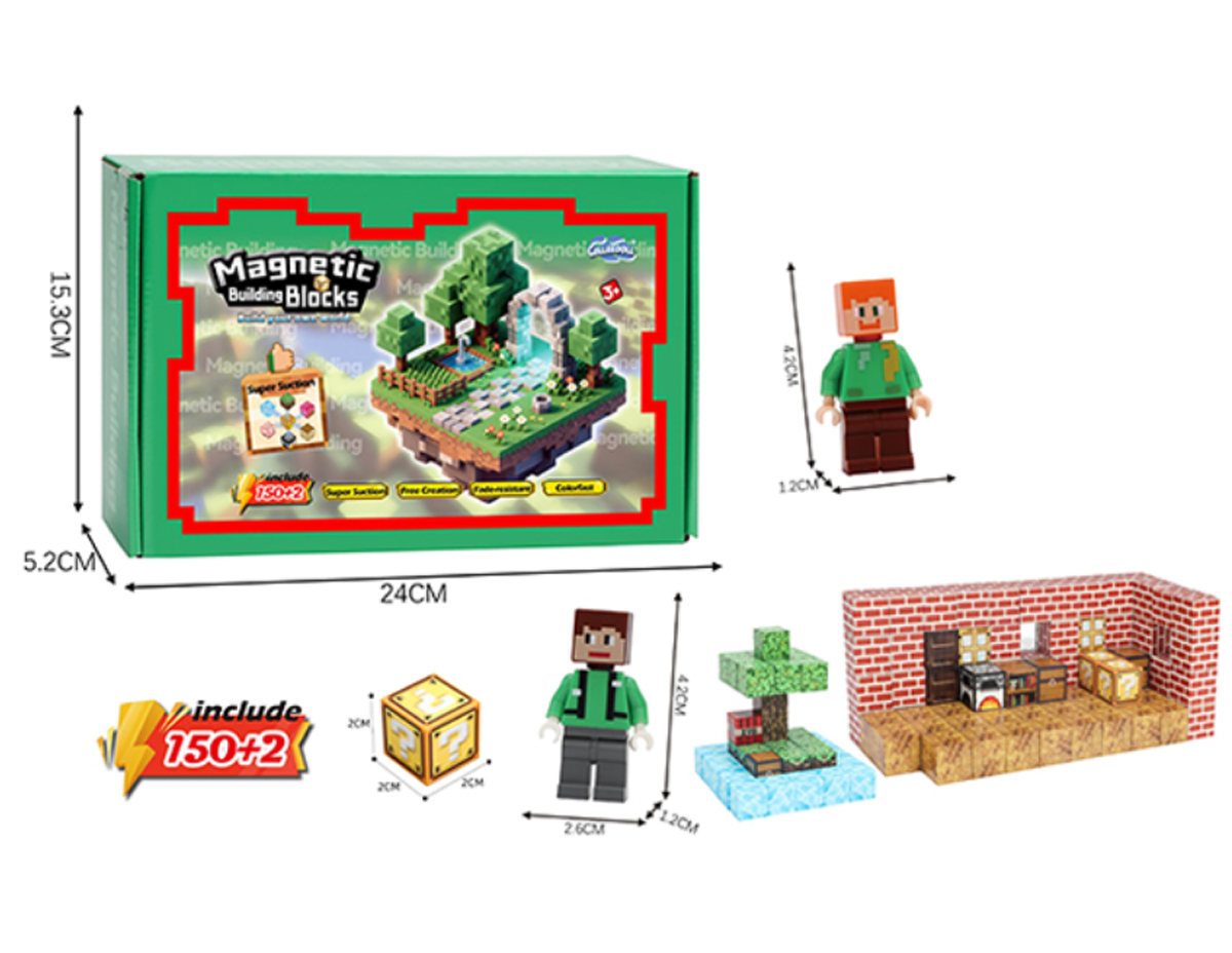 5805 150+ Pcs Magnetic Building Blocks Construction Set - Trimex ...