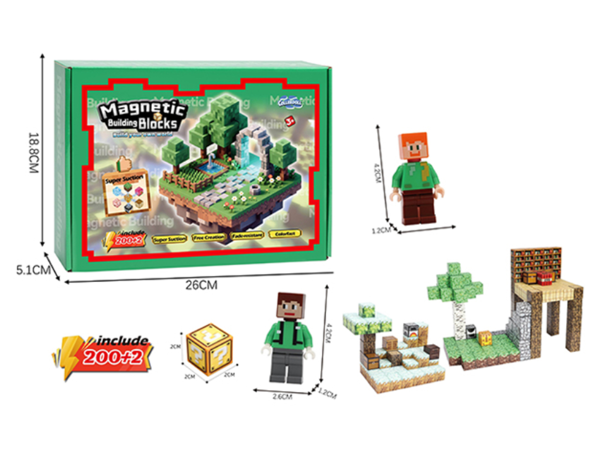 5806 200+ Pcs Magnetic Building Blocks Construction Set - Trimex ...